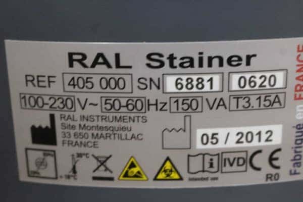 RAL Diagnostics RAL Stainer Geautomatiseerd Kleursysteem - LabMakelaar ...