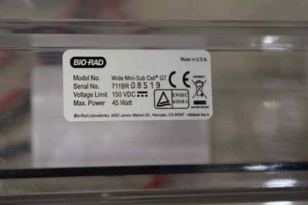 Bio-Rad Wide Mini-Sub Cell GT Elektroforese Cel - LabMakelaar Benelux