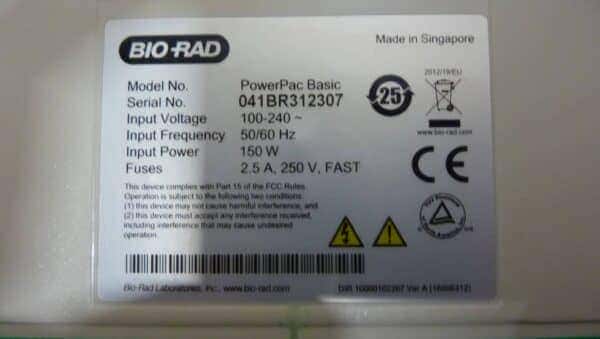 Bio-Rad PowerPac Basic Power Supply - LabMakelaar Benelux