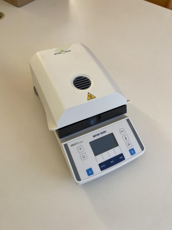 Mettler Toledo HB43-S Halogen- Vochtanalyse Balans - LabMakelaar Benelux